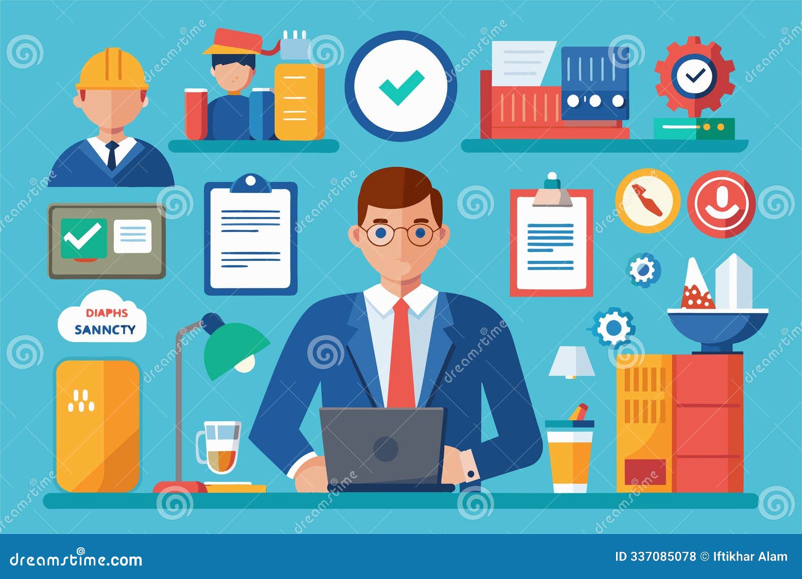 An Engaging Visual Representation of Essential Office Safety Rules in a ...