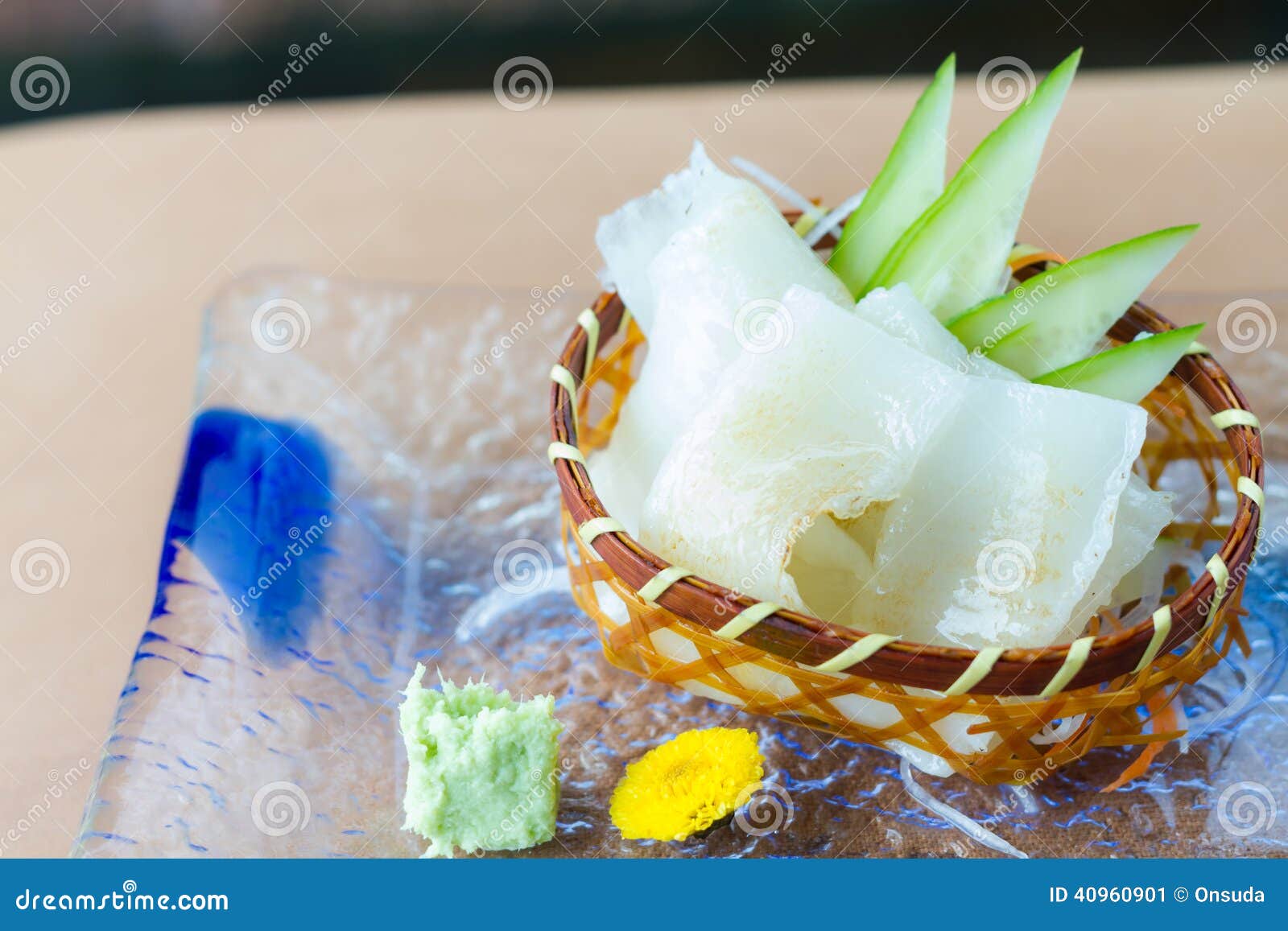 Engawa sashimi stock image. Image of meal, delicious - 40960901