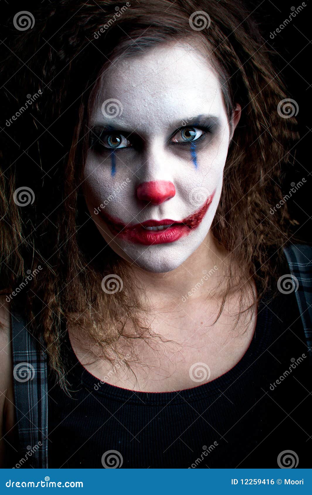 Enge clown stock foto. Image of kwaad, donker, neus, verschrikking ...