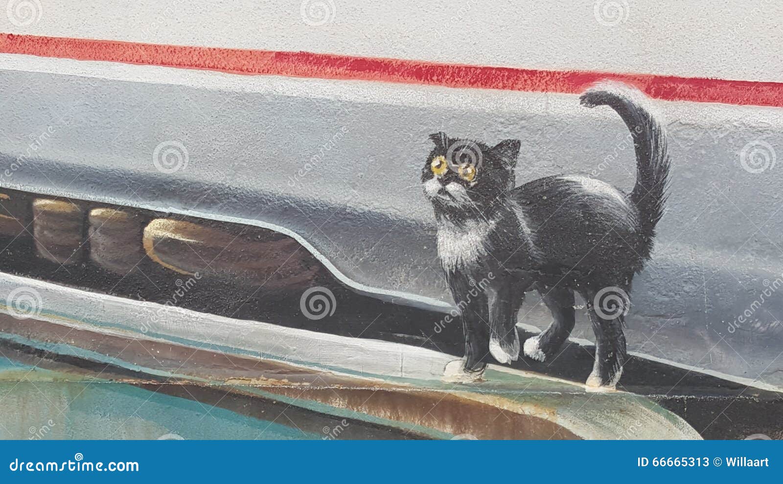 Enge Kat Op De Tekening Van Wall Street Redactionele Stock Foto - Illustration of dier, begrip ...