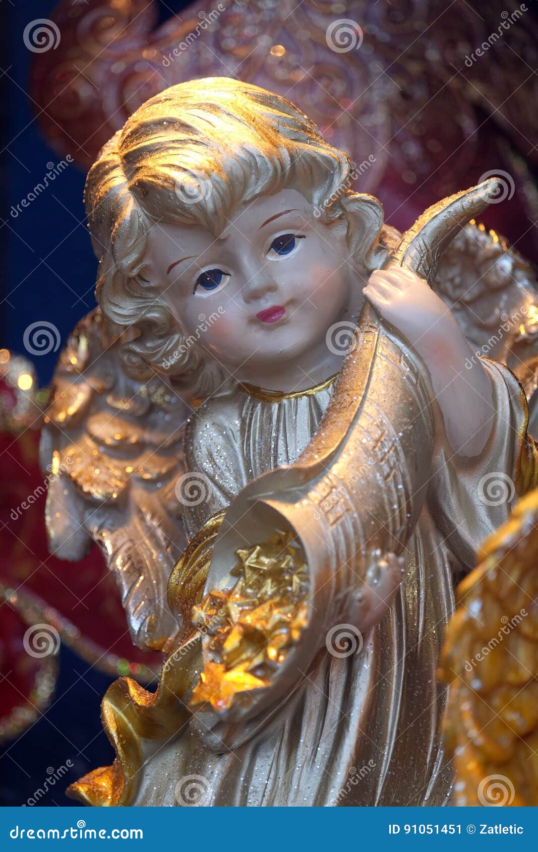 Engel stock afbeelding. Afbeelding bestaande uit december - 91051451
