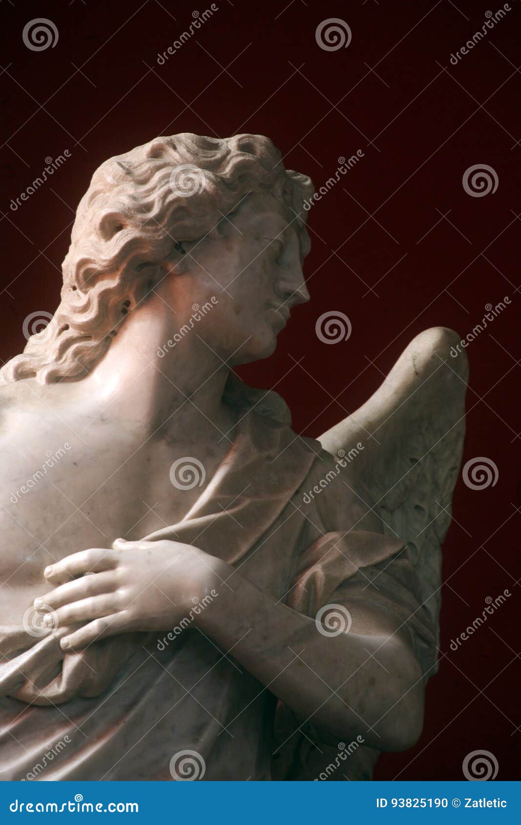 Engel stock foto. Image of bidden, geloof, marmer, christen - 93825190