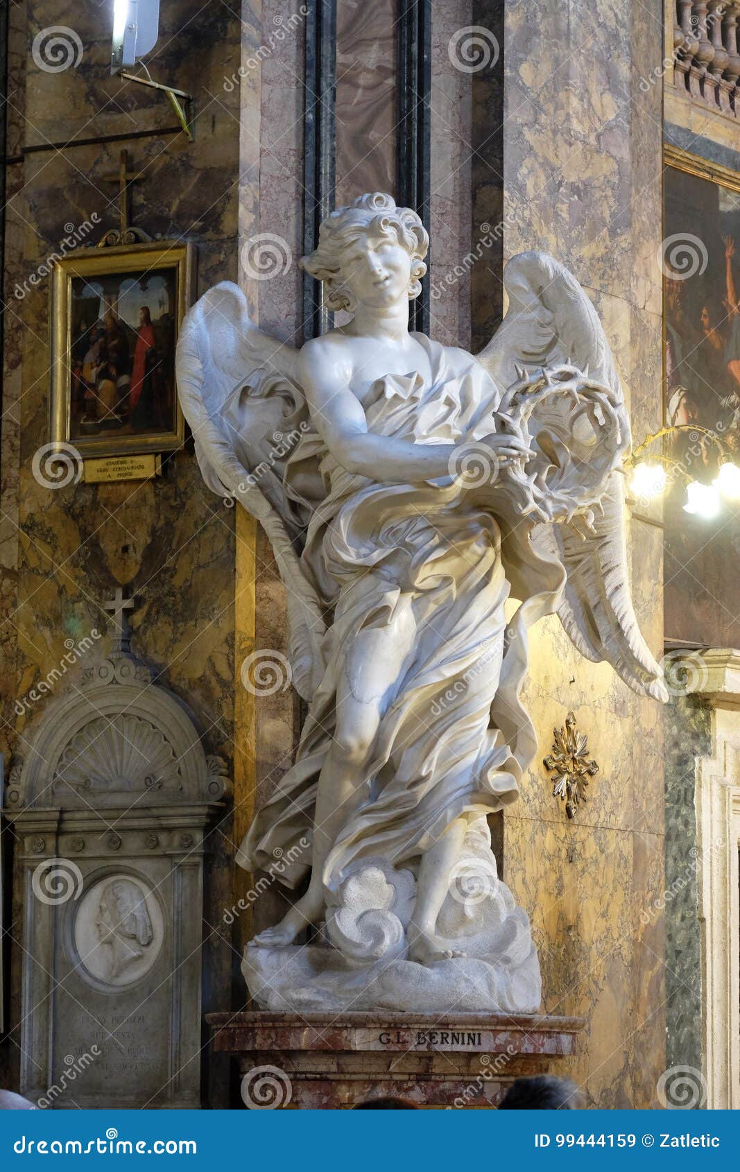 Engel stock afbeelding. Image of kathedraal, standbeeld - 99444159