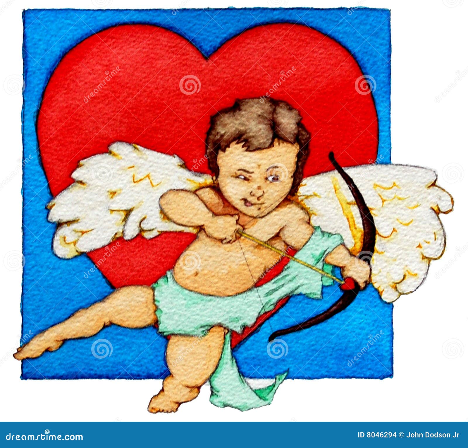 Engel-Amor stock abbildung. Illustration von engel, amor - 8046294