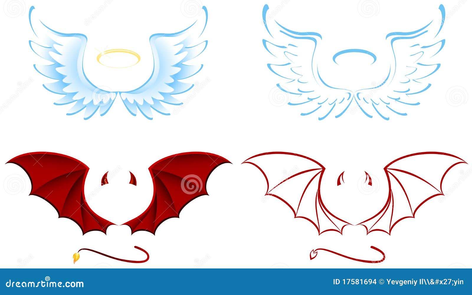 Engel Duivel Tattoos