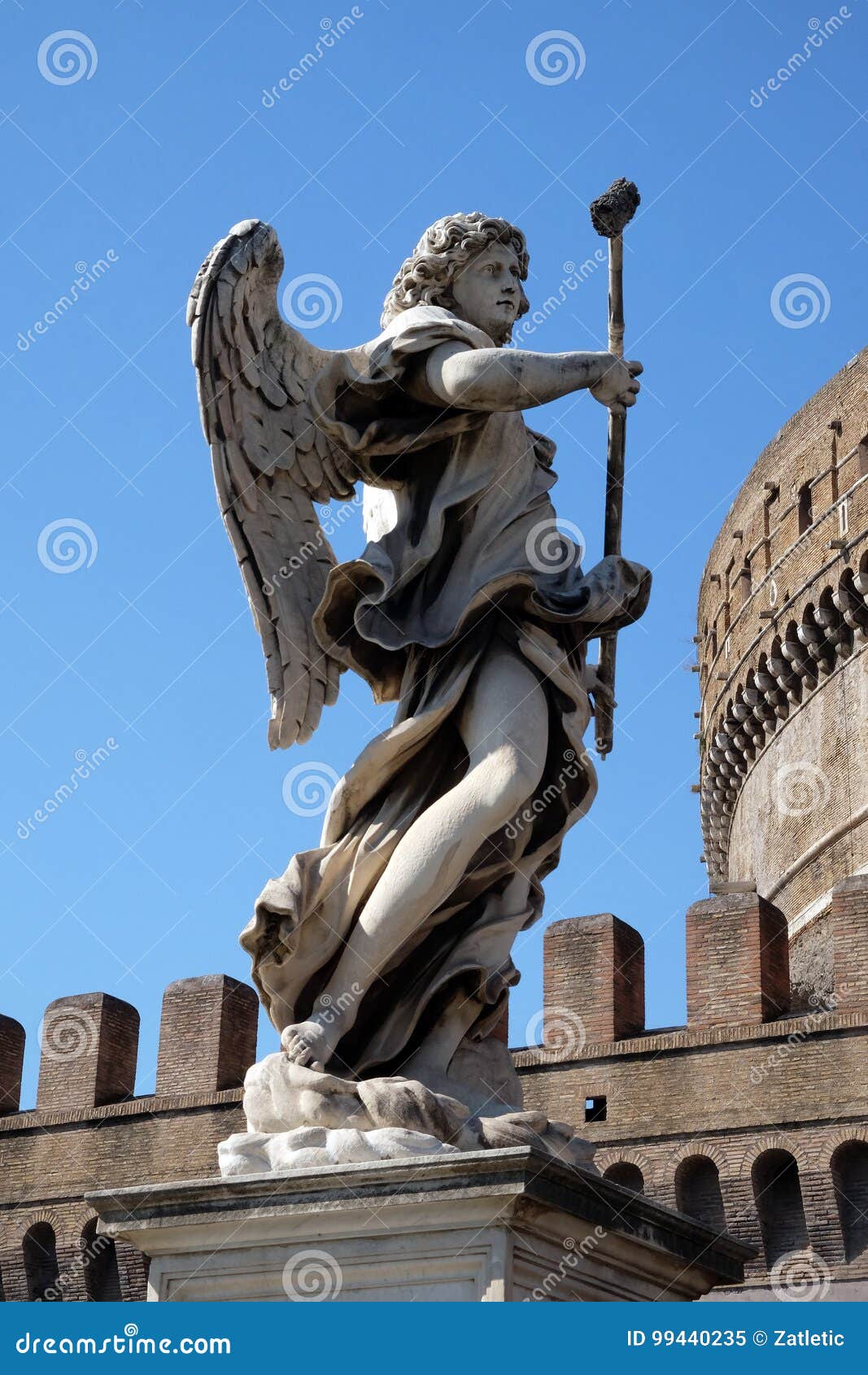 Engel met de Spons stock afbeelding. Image of christendom - 99440235