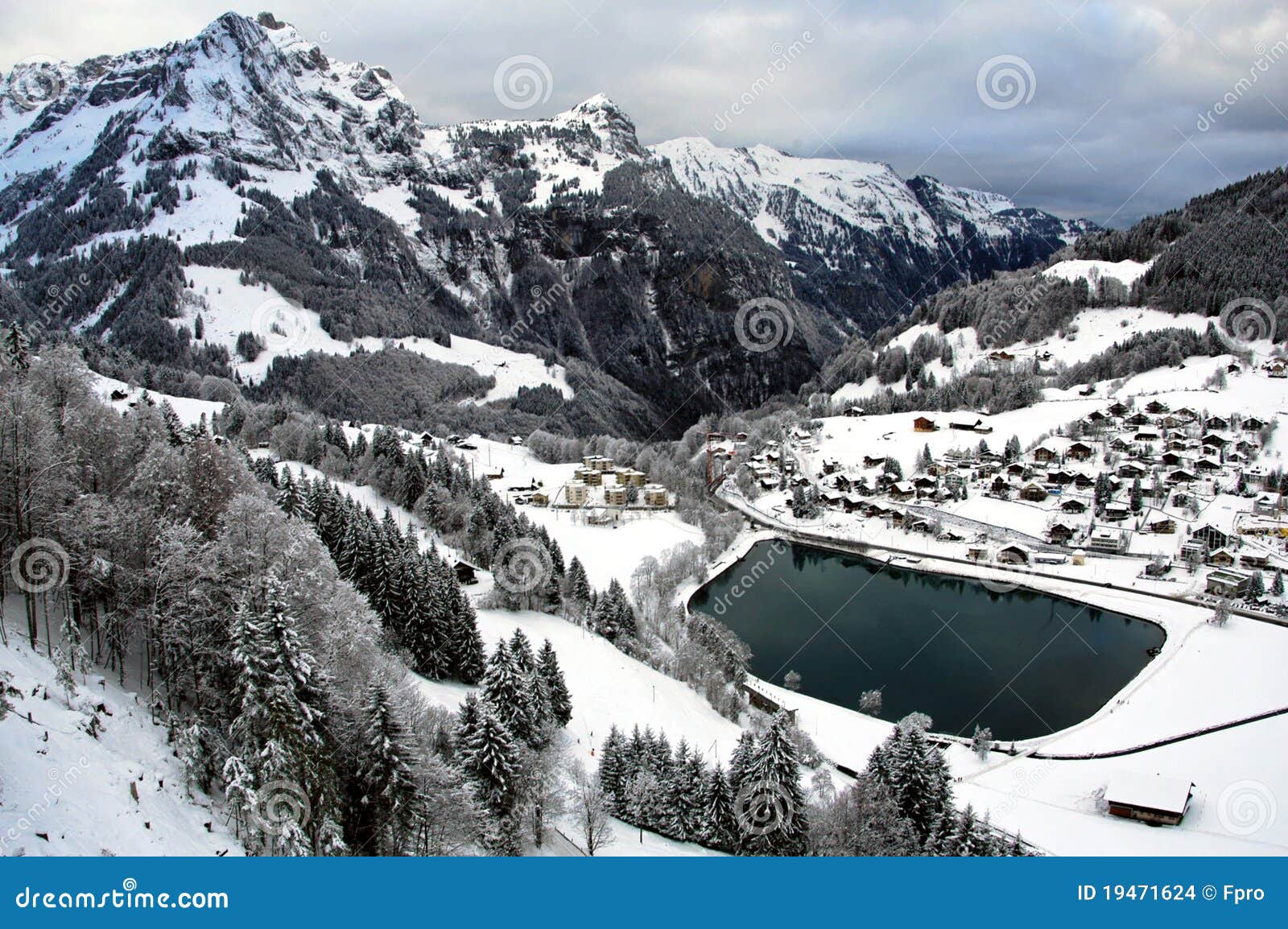 Engelberg Switzerland stock photo. Image of europe, snowboard - 19471624
