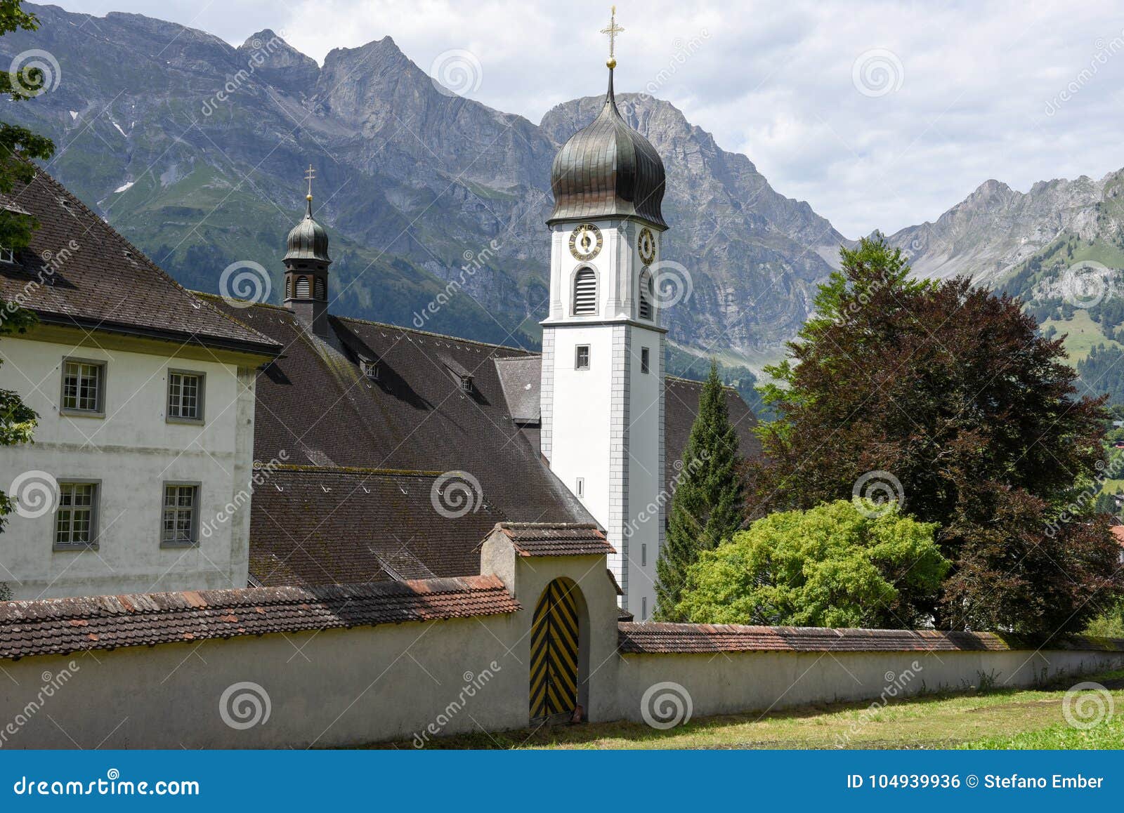 The Monastery of Engelberg on the Swiss Alps Editorial Photo - Image of ...