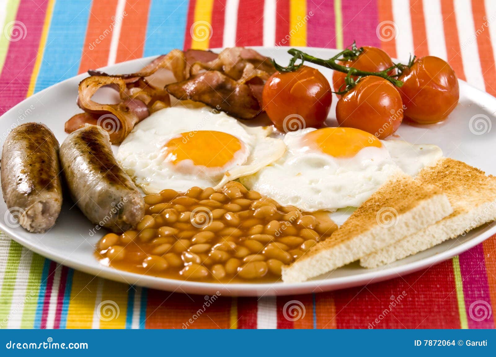 Engels Ontbijt stock foto. Image of ontbijt, eerst, brood - 7872064