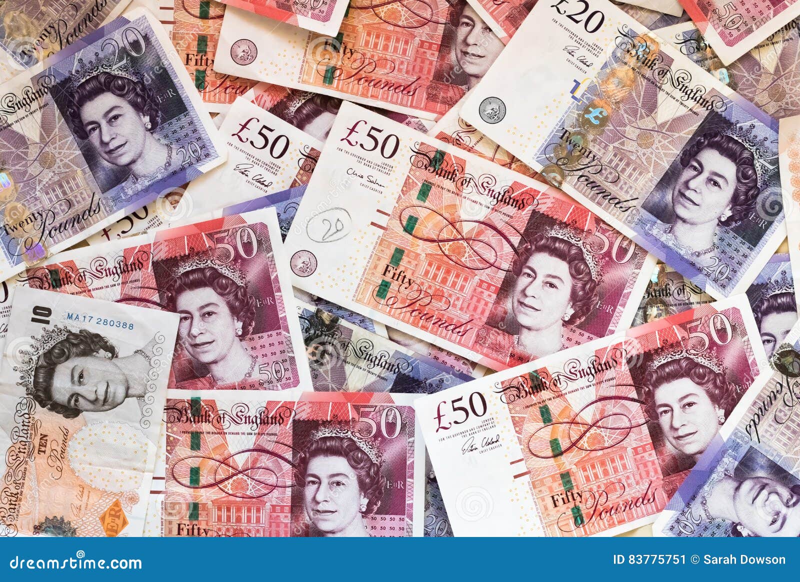 Engels Papiergeld redactionele foto. Image of financieel - 83775751