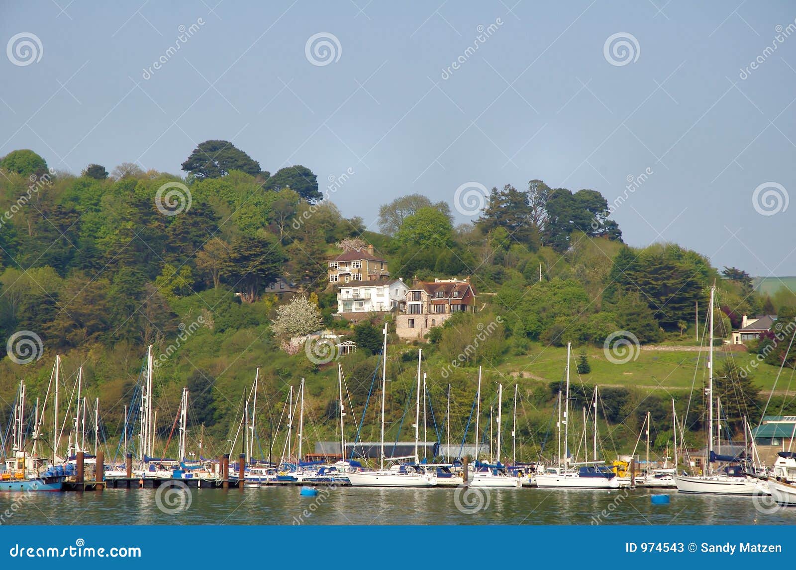 Engelse Riviera 2 stock afbeelding. Image of mening, dorp - 974543