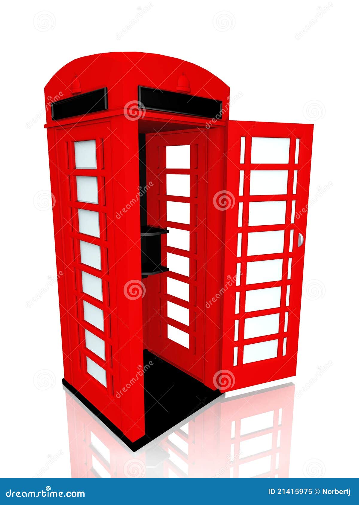 Engelse telefooncel stock illustratie. Illustration of telefoon - 21415975