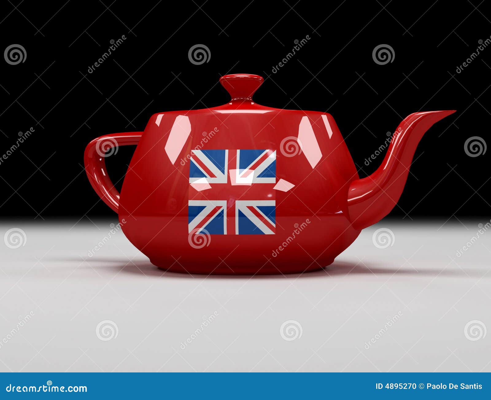 Engelse thee stock illustratie. Illustration of heet, engels - 4895270