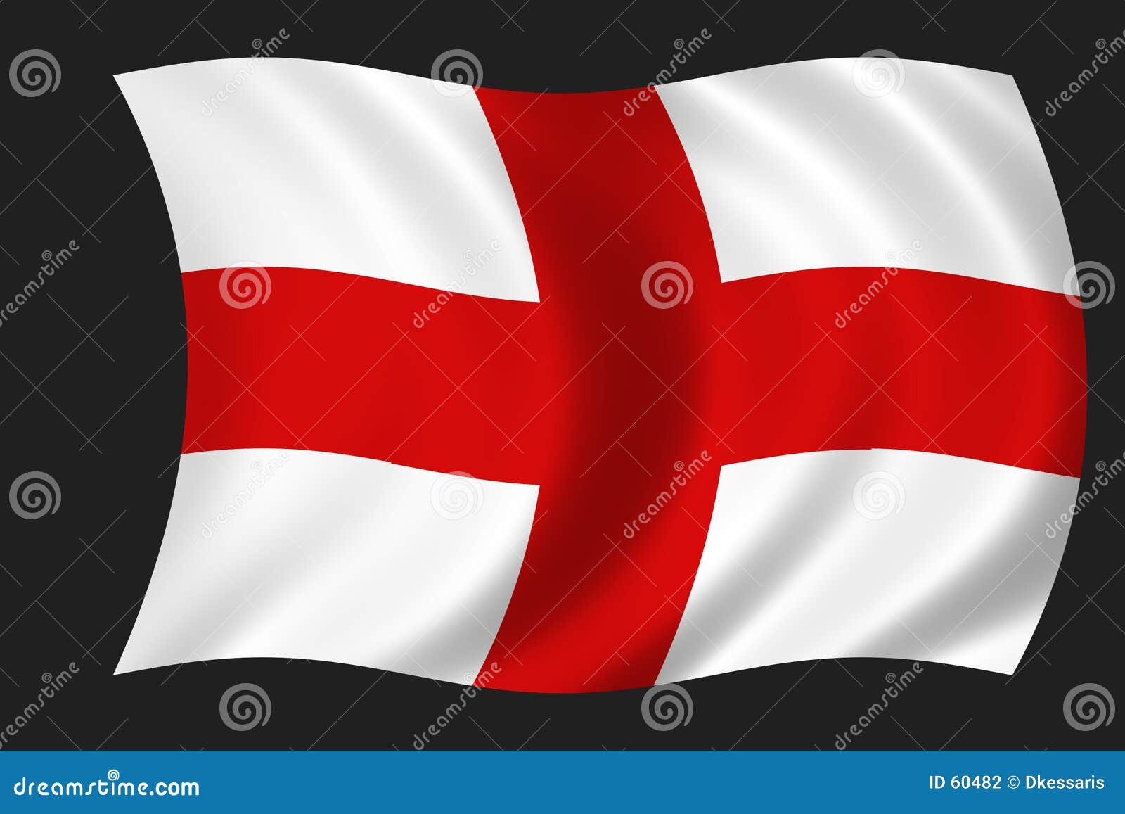 Engelse vlag stock illustratie. Illustration of engels, golven - 60482