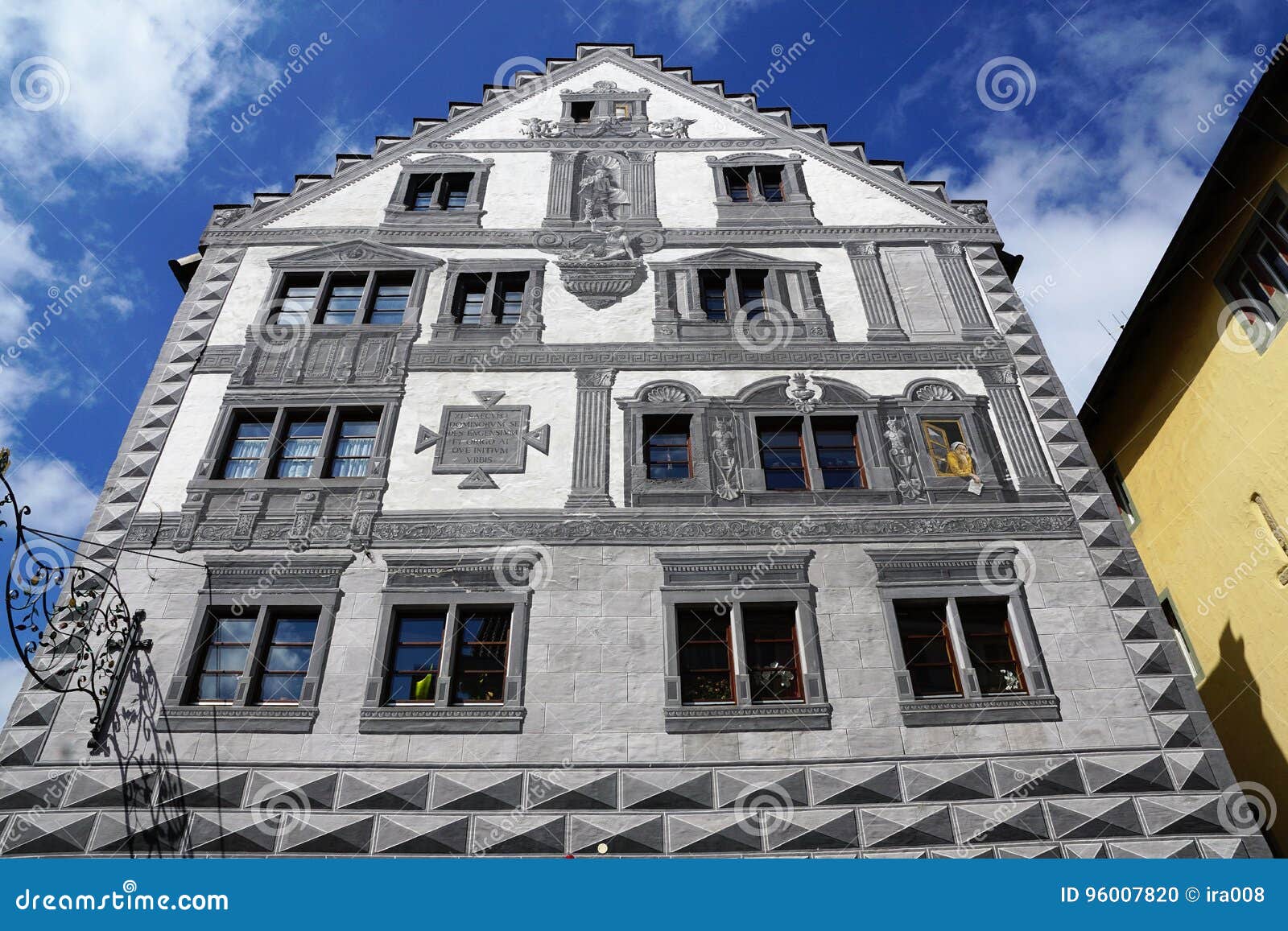 Engen old town in Germany stock photo. Image of blue - 96007820