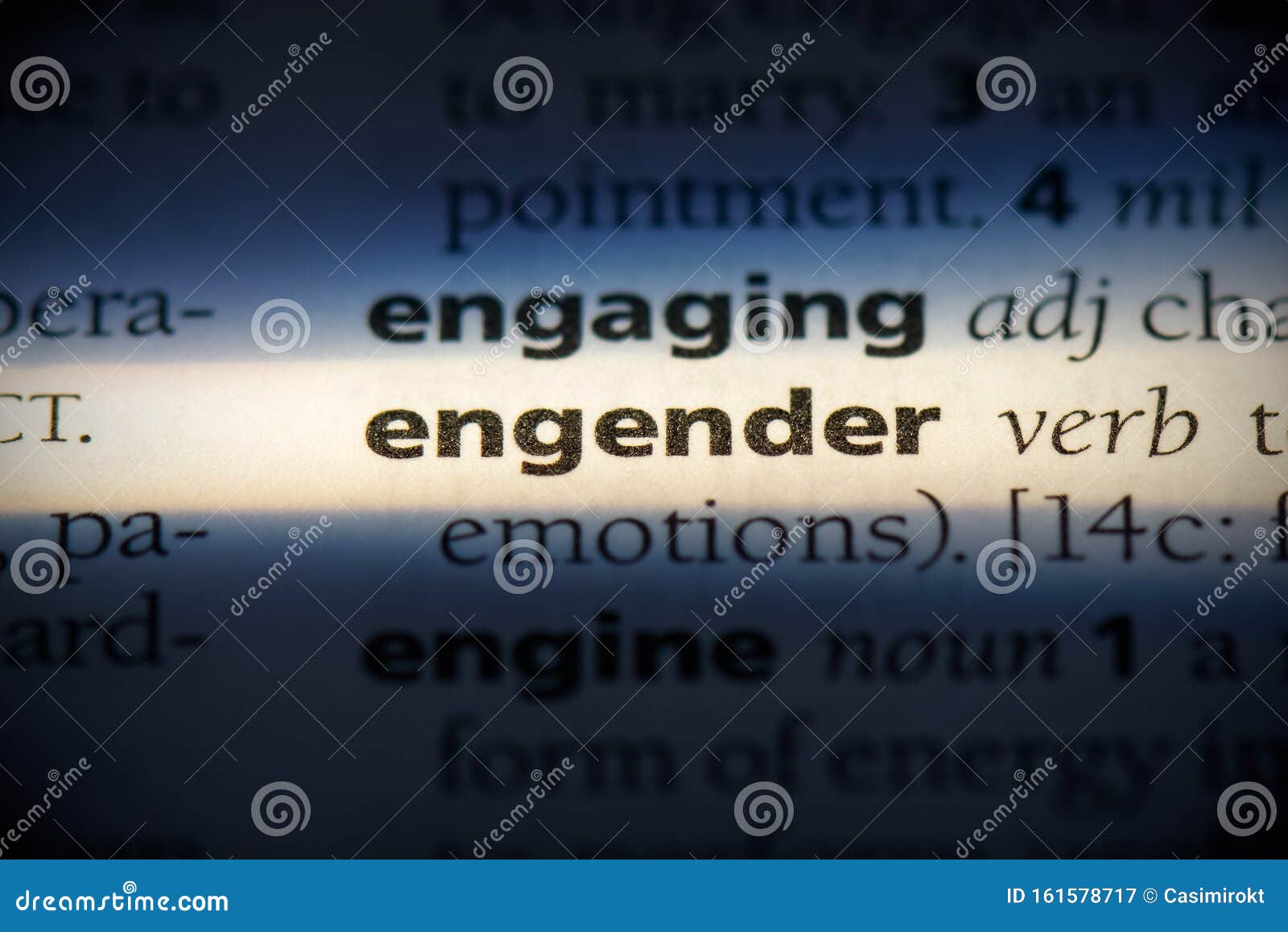 Engender stock image. Image of word, linguistic, highlight - 161578717