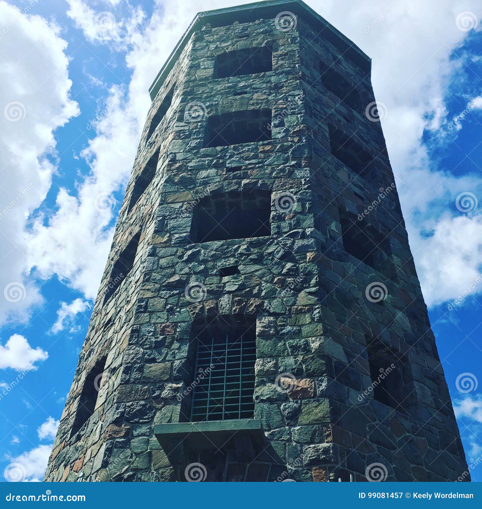 Enger Tower stock image. Image of clouds, blue, tower - 99081457