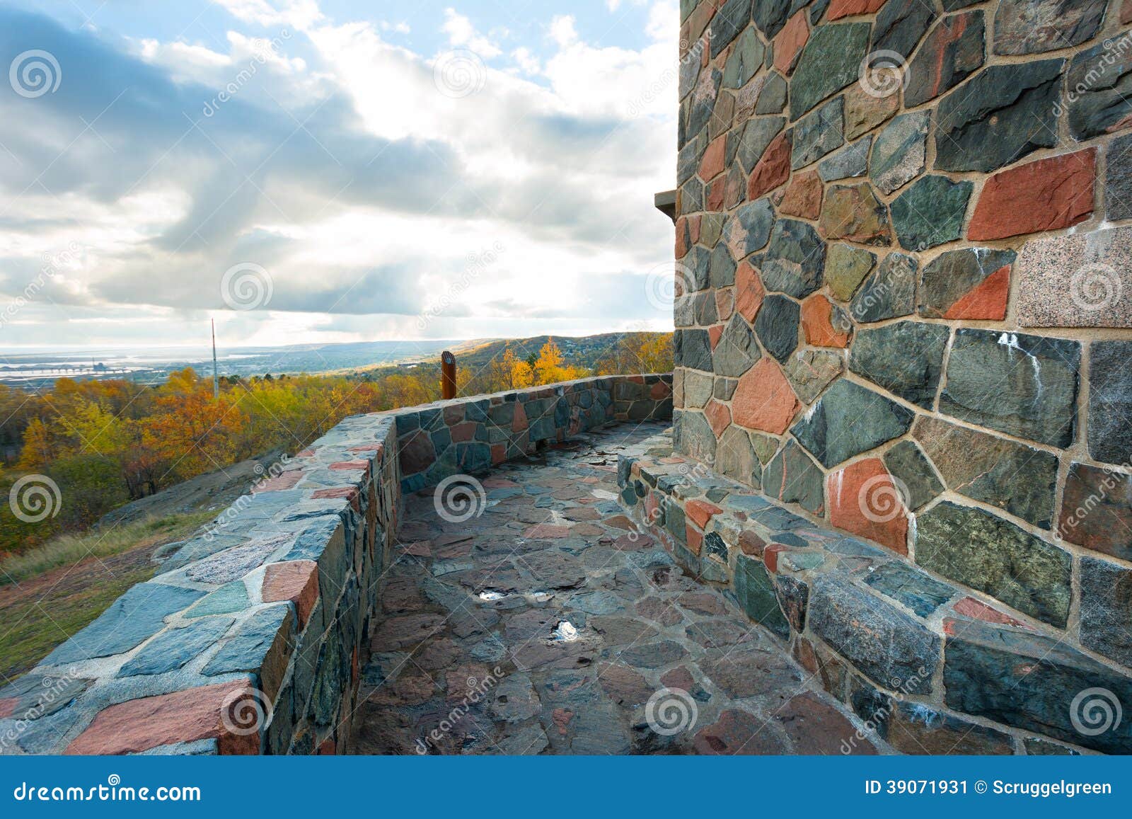 Enger Tower Walkway stock image. Image of enger, tourist - 39071931