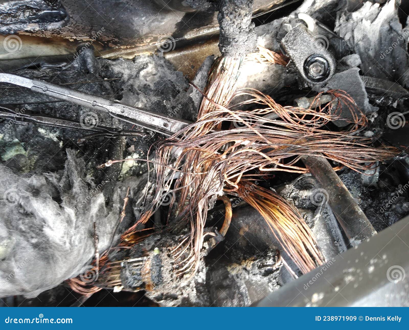 Engina bay fire, Hemi stock image. Image of fire, melted - 238971909