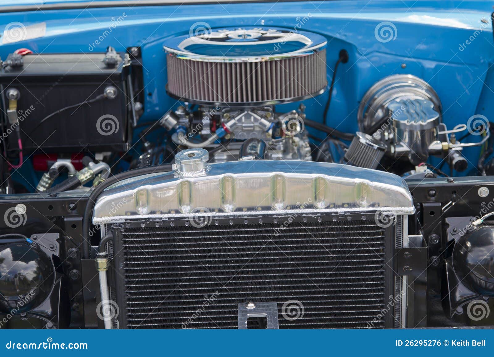 Engine of 1955 Chevrolet Bel Air Editorial Photo - Image of auto ...