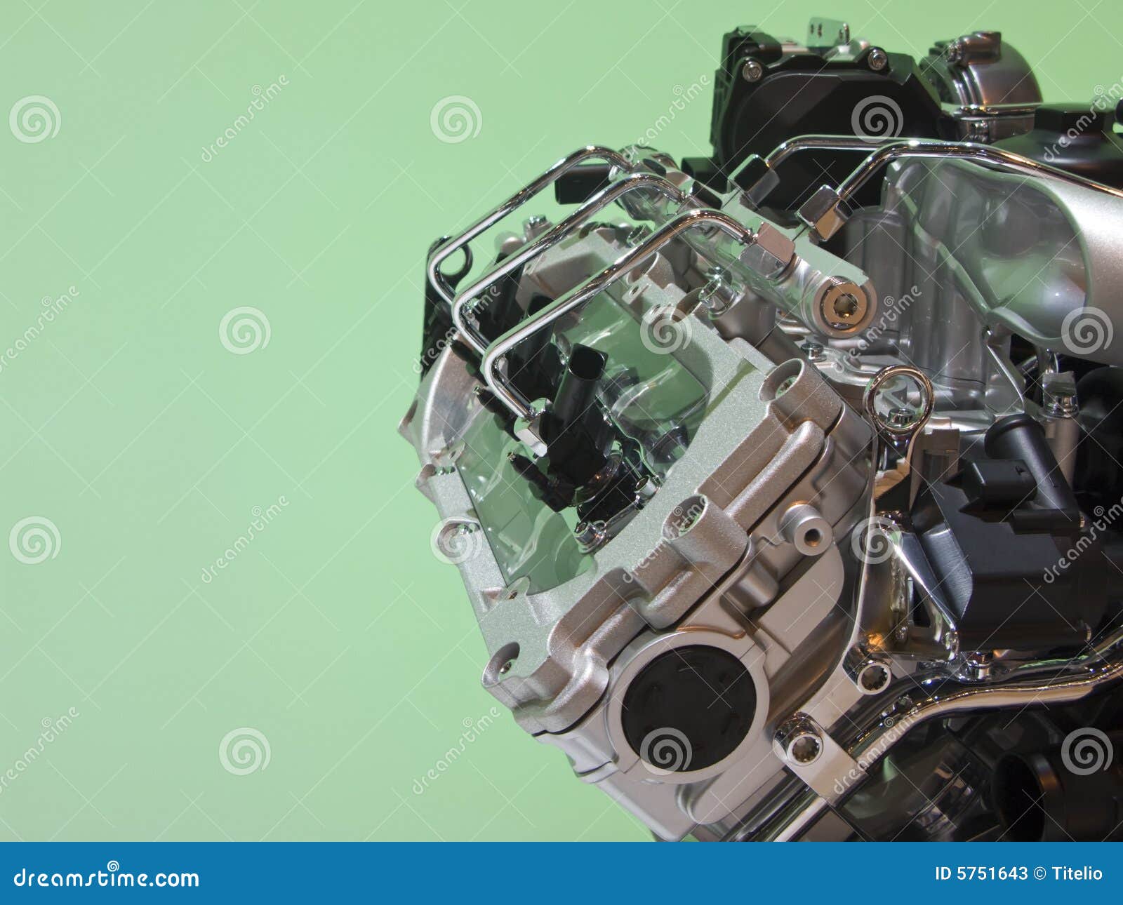 Engine stock image. Image of truck, metallic, combustion - 5751643