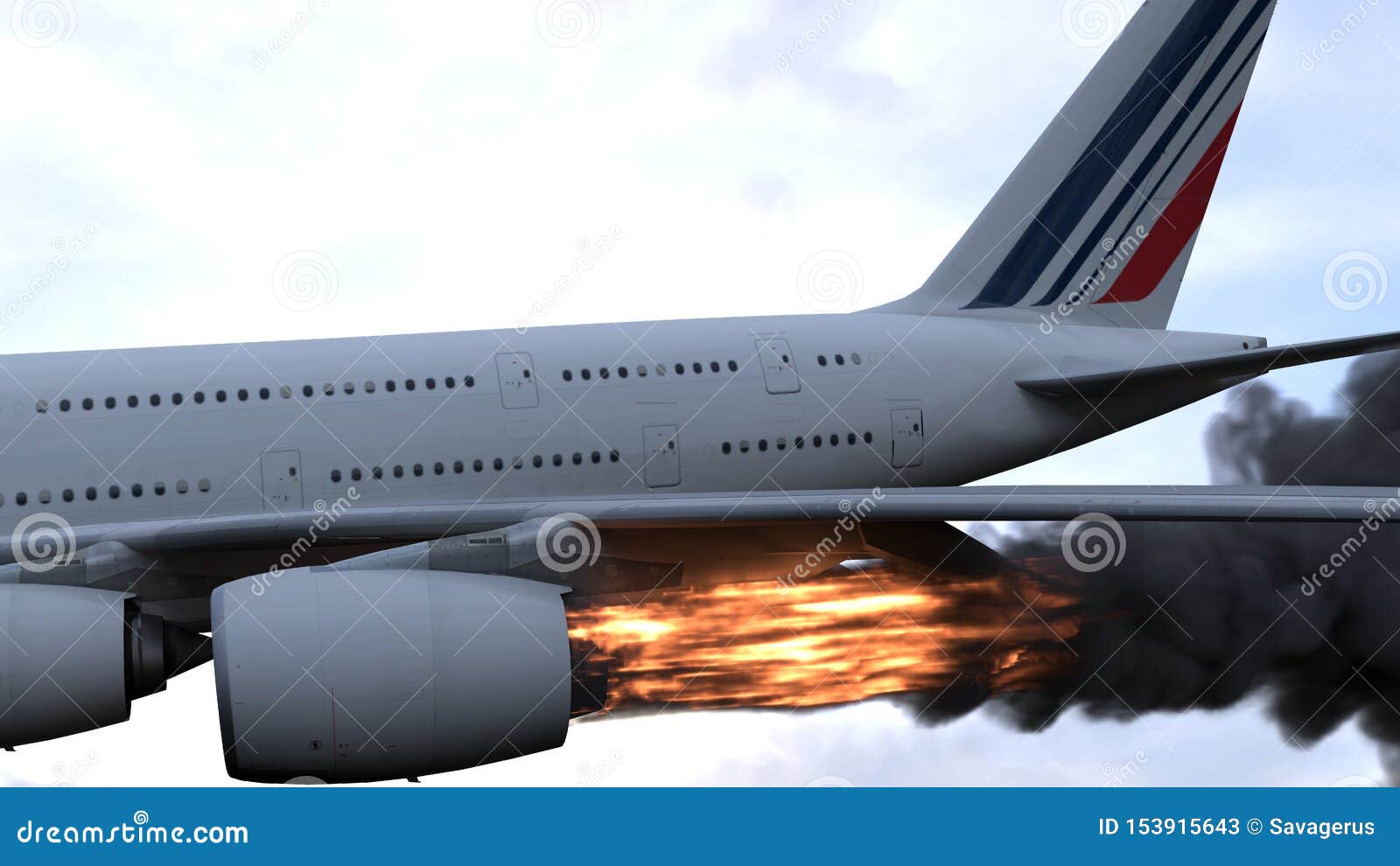 Aircraft With Smoke Royalty-Free Stock Photography | CartoonDealer.com ...