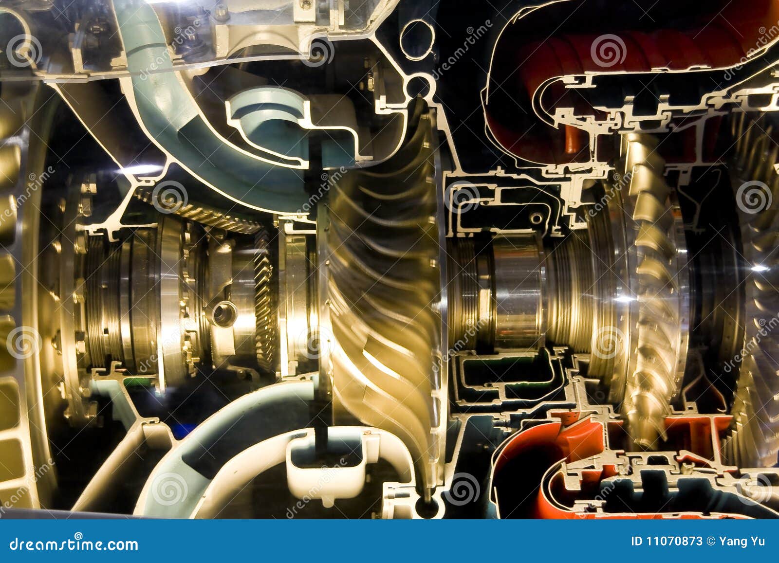 The engine of airplane stock image. Image of combustion - 11070873