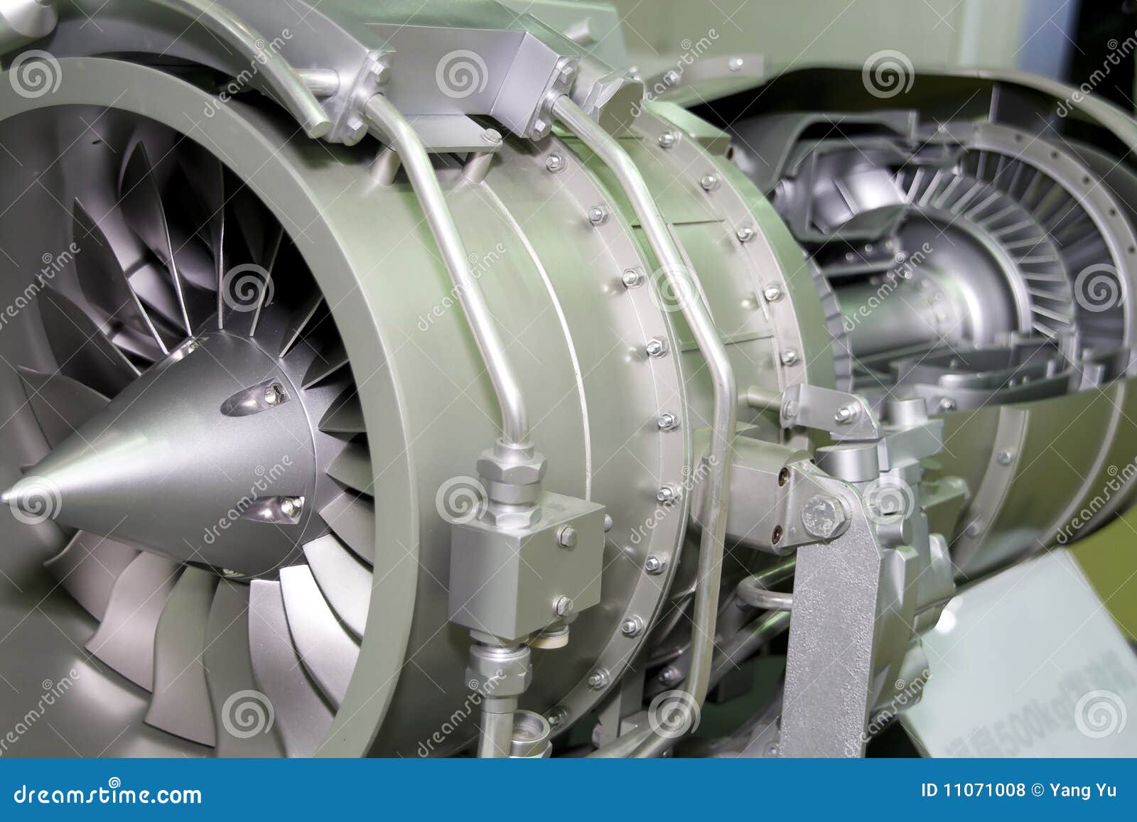 The engine of airplane stock photo. Image of metal, maintenance - 11071008