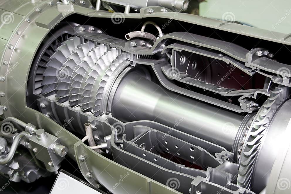 The engine of airplane stock image. Image of energy, electronic - 11071011