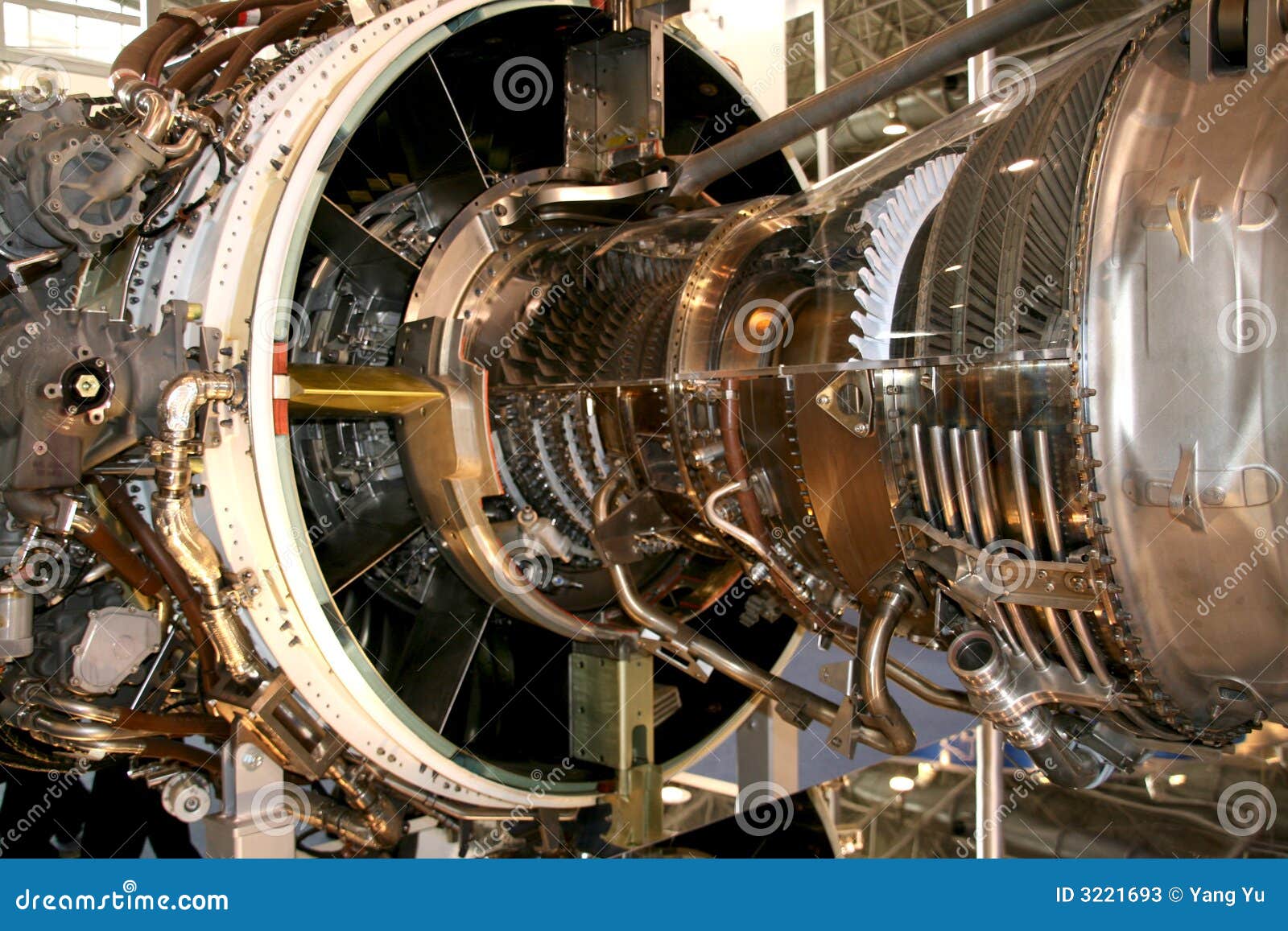 The engine of airplane stock image. Image of isolated - 3221693