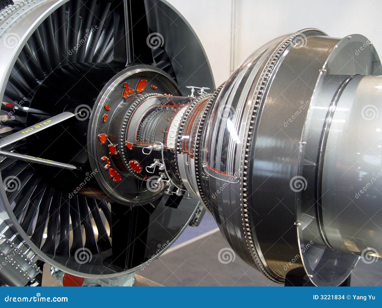 The engine of airplane stock photo. Image of machine, display - 3221834