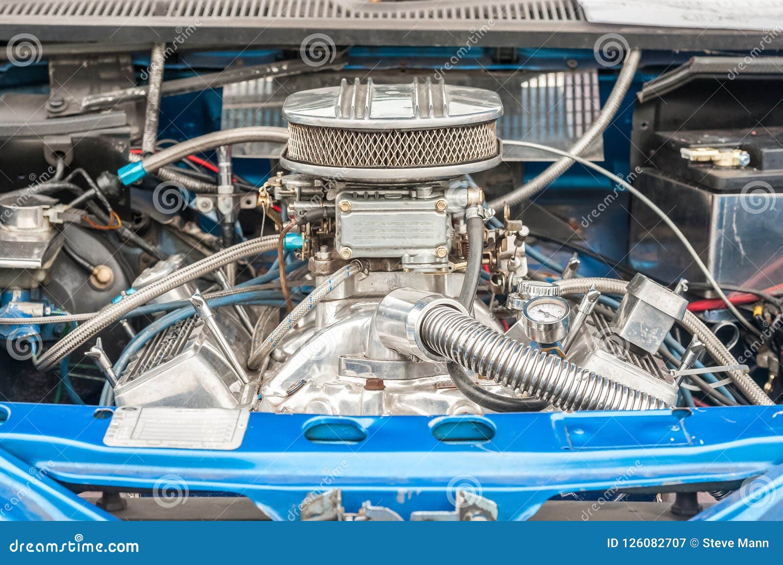 Vehicle Engine Bay Close-up Stock Image - Image of engineering, filter ...