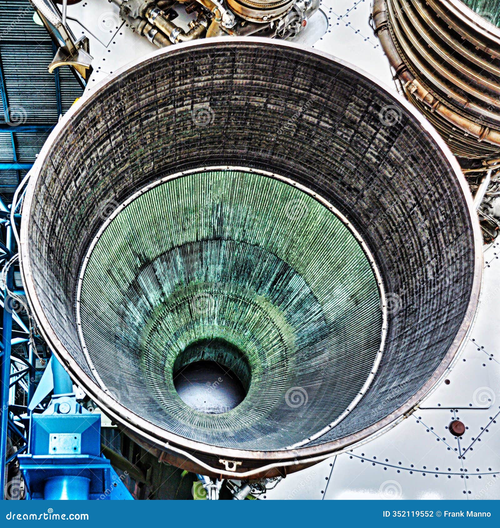 Engine Bell of NASA S Saturn V Rocket on the Apollo Missions Stock ...