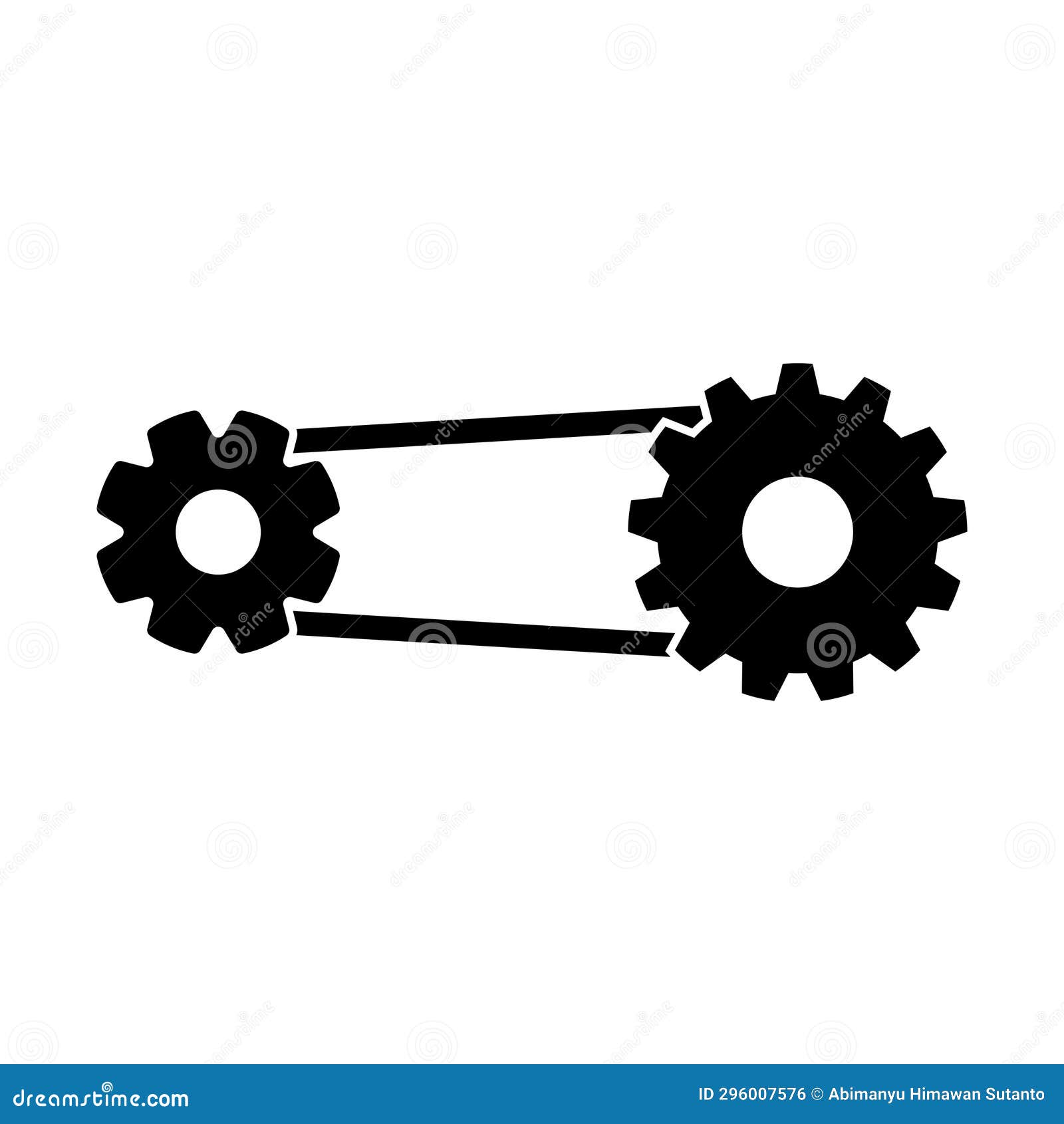 Engine belt icon vector stock vector. Illustration of timing - 296007576