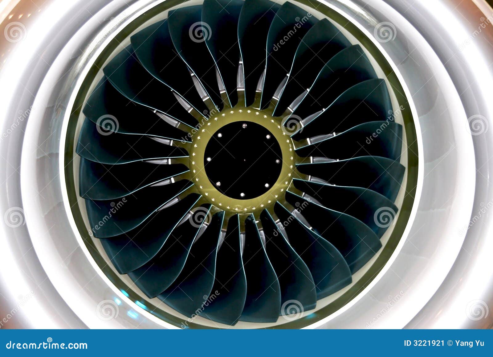 Engine blades stock image. Image of rotates, engine, blades - 3221921