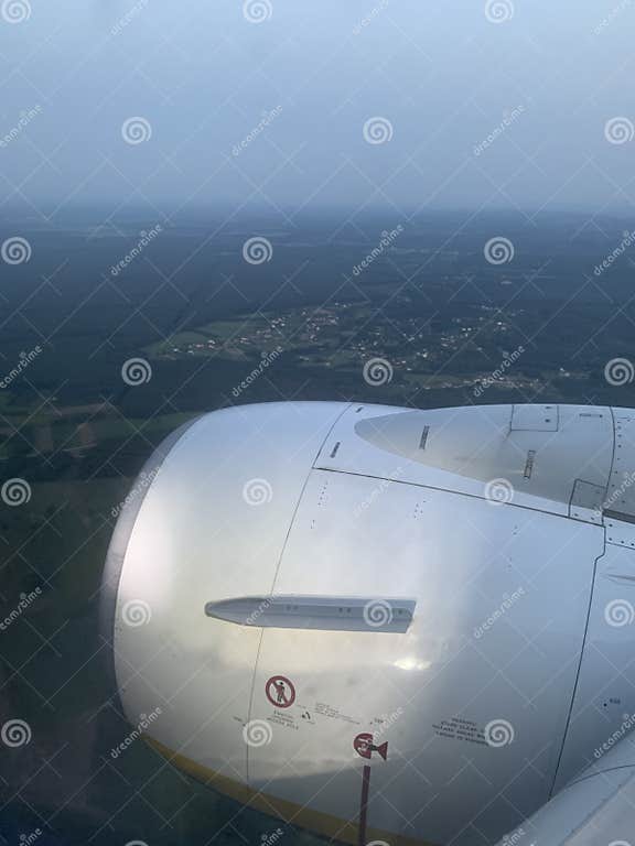 An Engine of Boeing 737 Airplane Editorial Photo - Image of window ...