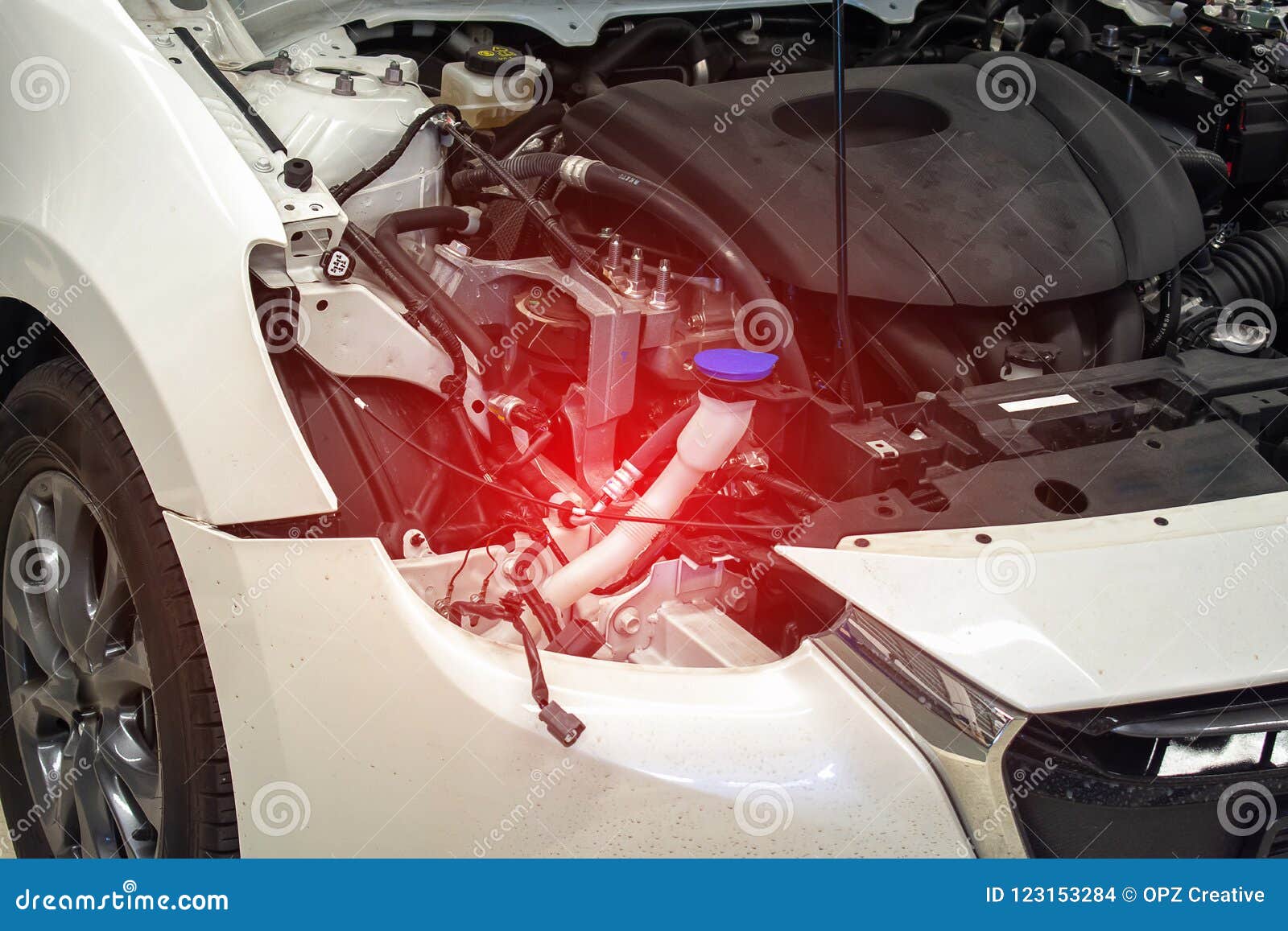 Engine Car in the Center Service for Customer Using Wallpaper or Stock ...