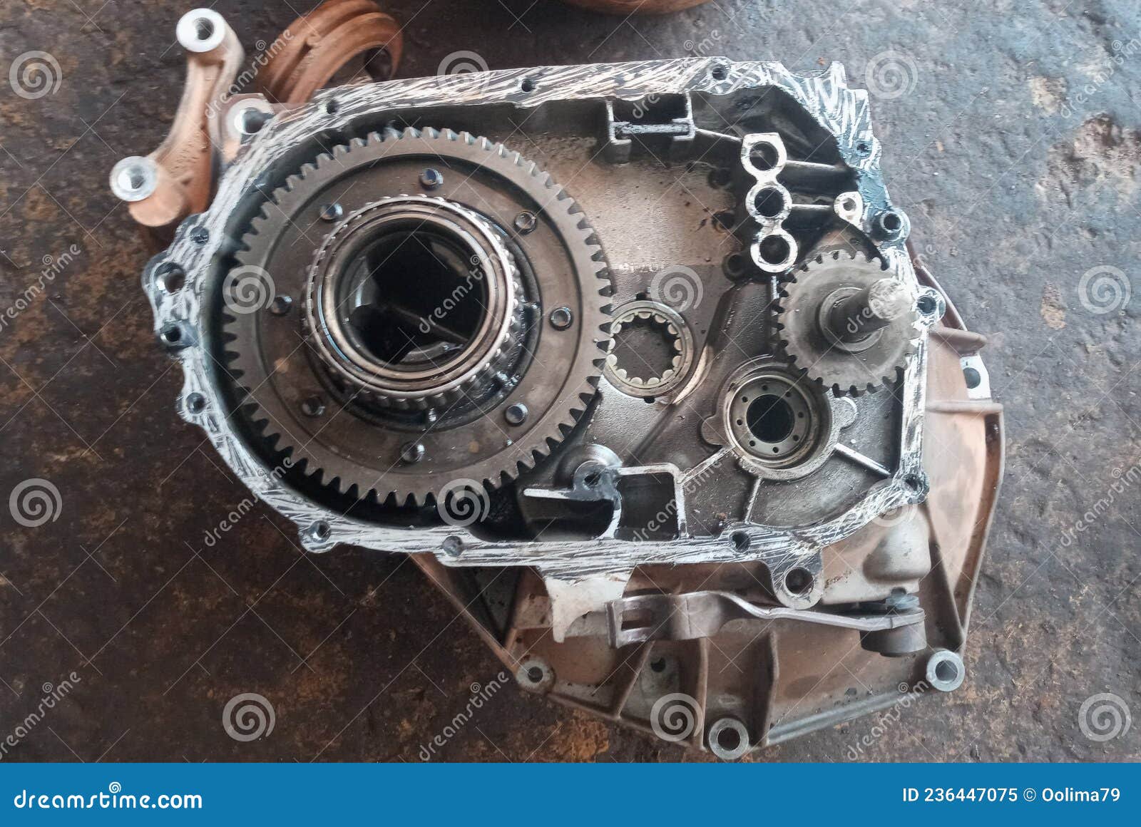 Engine Car Mechanics Gear Engineering Technology Stock Image - Image of ...