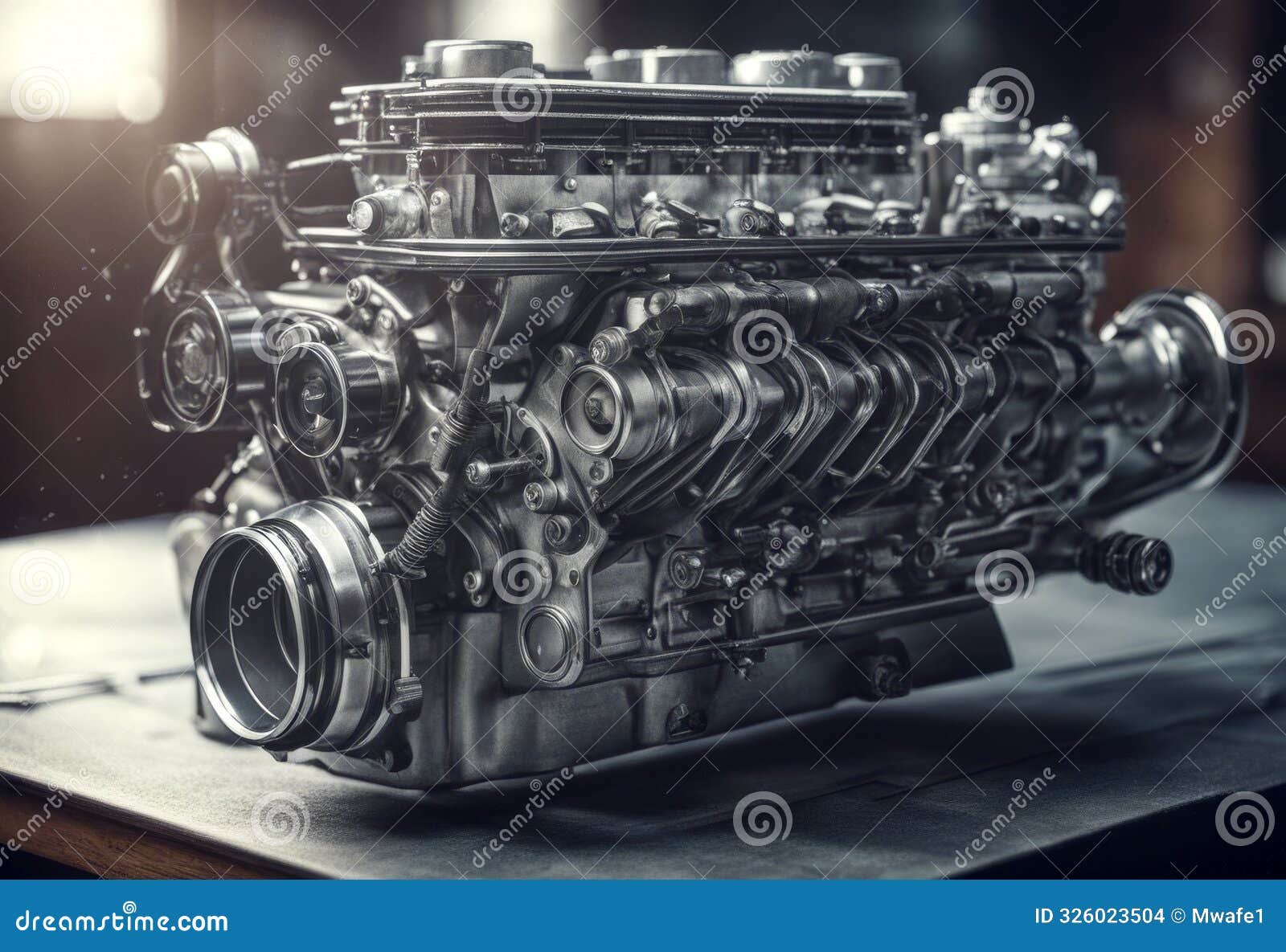 Engine Car Retro Blueprint Architecture Construction Design Drafting ...