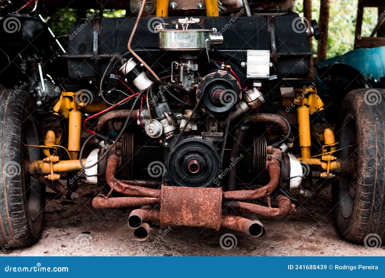 Engine car tricycle stock image. Image of tricycle, wheel - 241688439