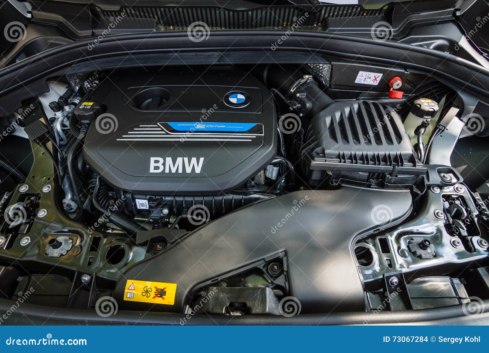 Engine of Compact MPV BMW 225e Active Tourer, Plug-in-Hybrid Editorial ...