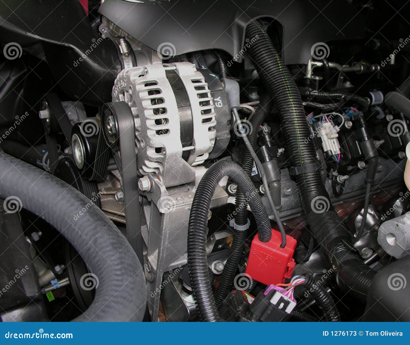 Engine compartment stock image. Image of repair, auto - 1276173