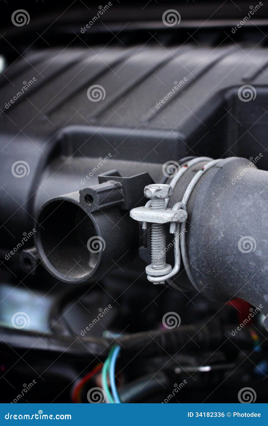 Engine compartment stock photo. Image of power, mechanic - 34182336