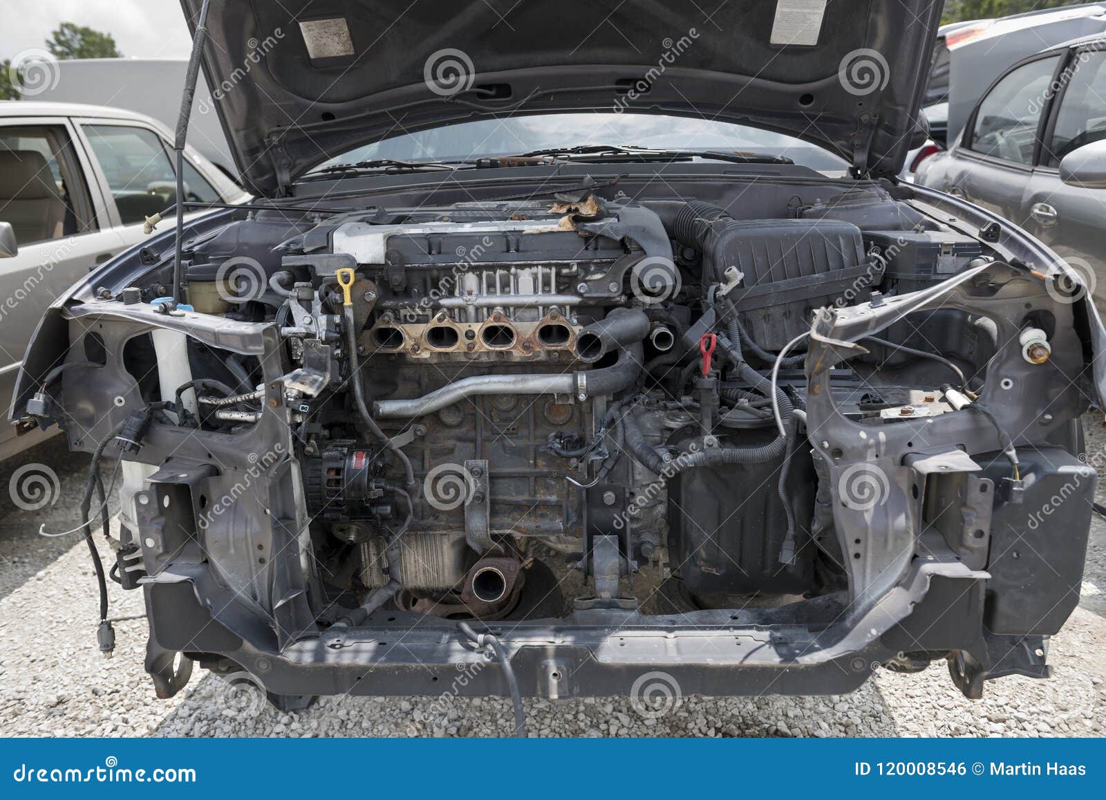 Engine Compartment stock photo. Image of wiper, bumper - 120008546