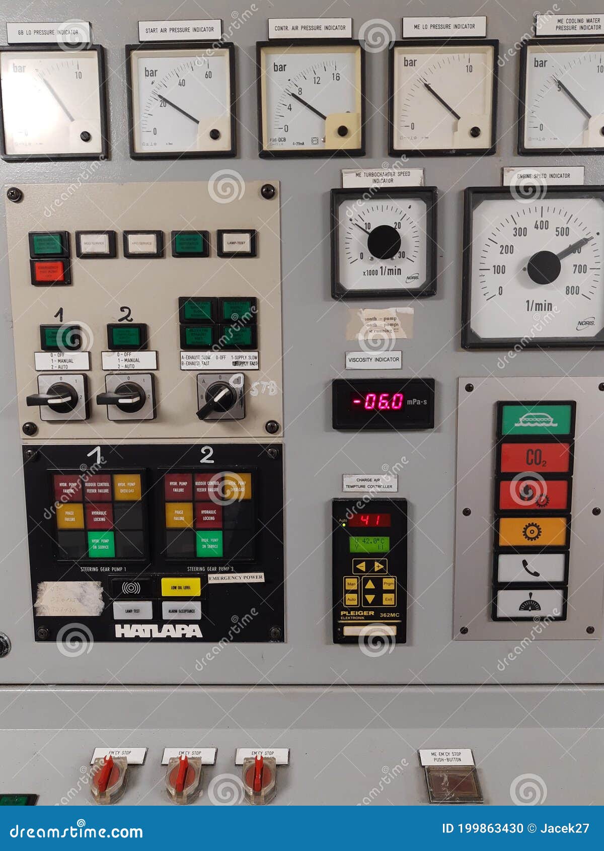 Engine control room editorial image. Image of industry - 199863430