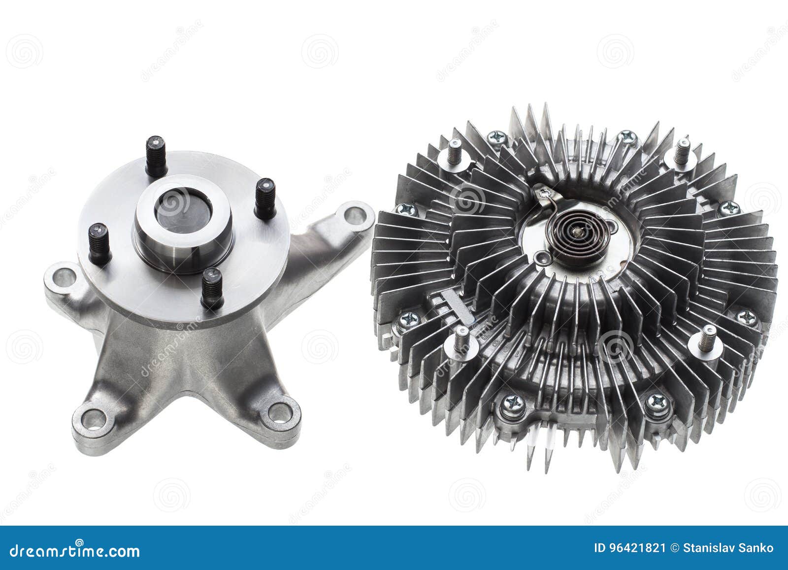 Engine Cooling Fan Clutch and Bracket Fan Car Engine Stock Image ...