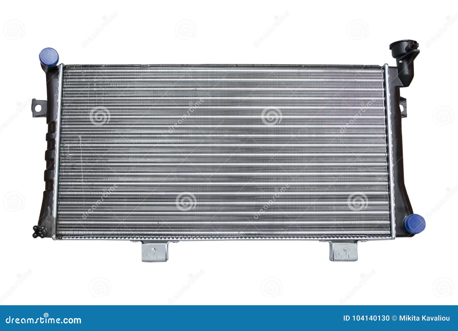 Engine Cooling Radiator Isolated on Stock Photo - Image of radiator ...