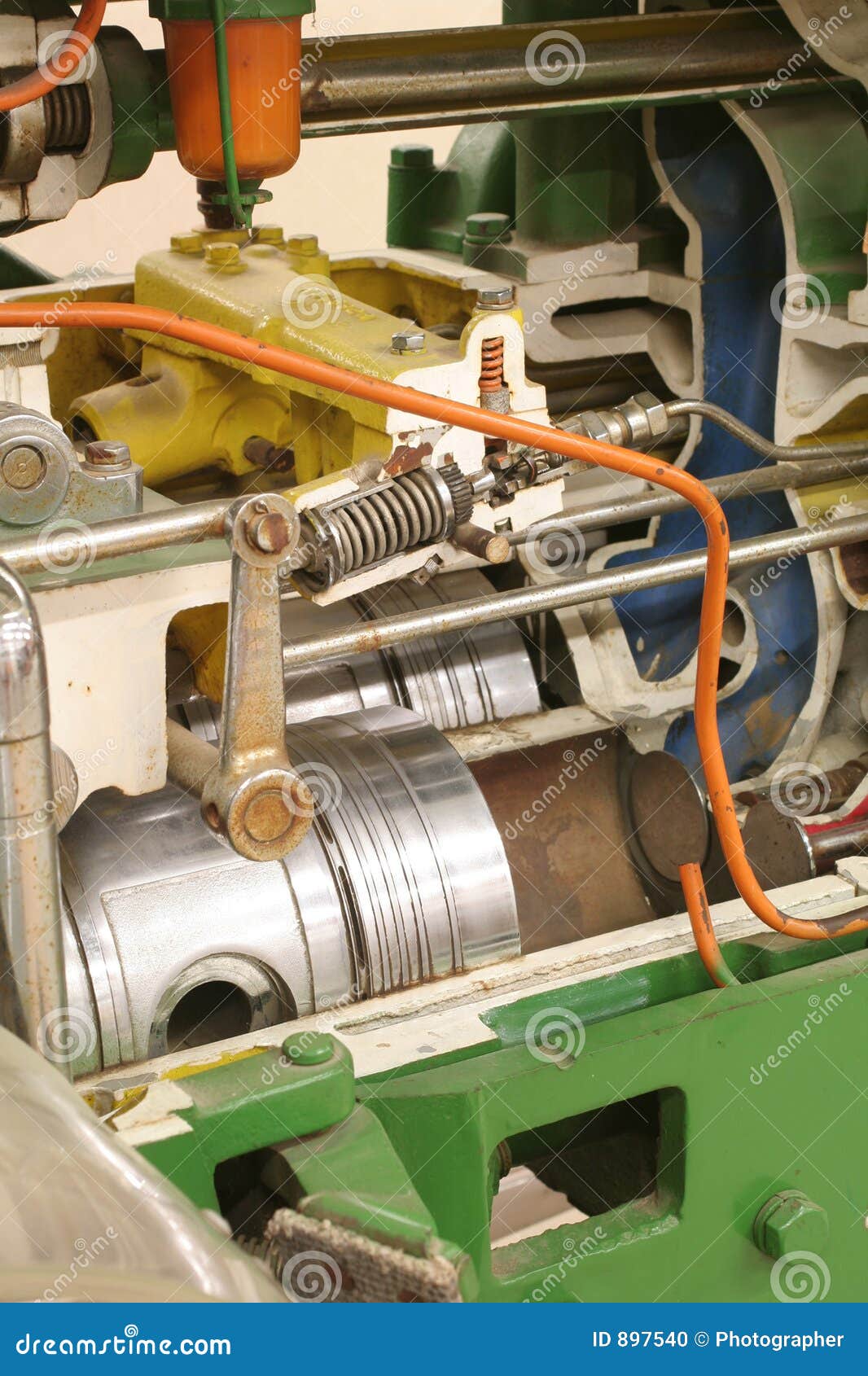 Engine Cutaway stock photo. Image of machine, cutaway, petrol - 897540