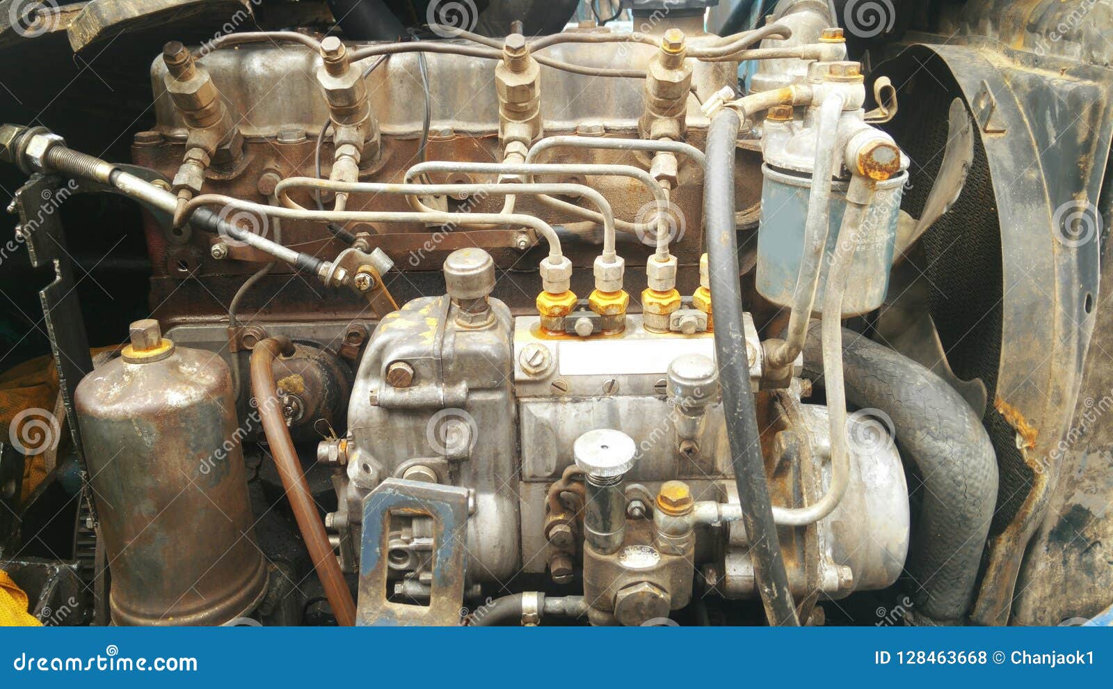Engine Details. Diesel Engine Stock Photo - Image of background, diesel ...