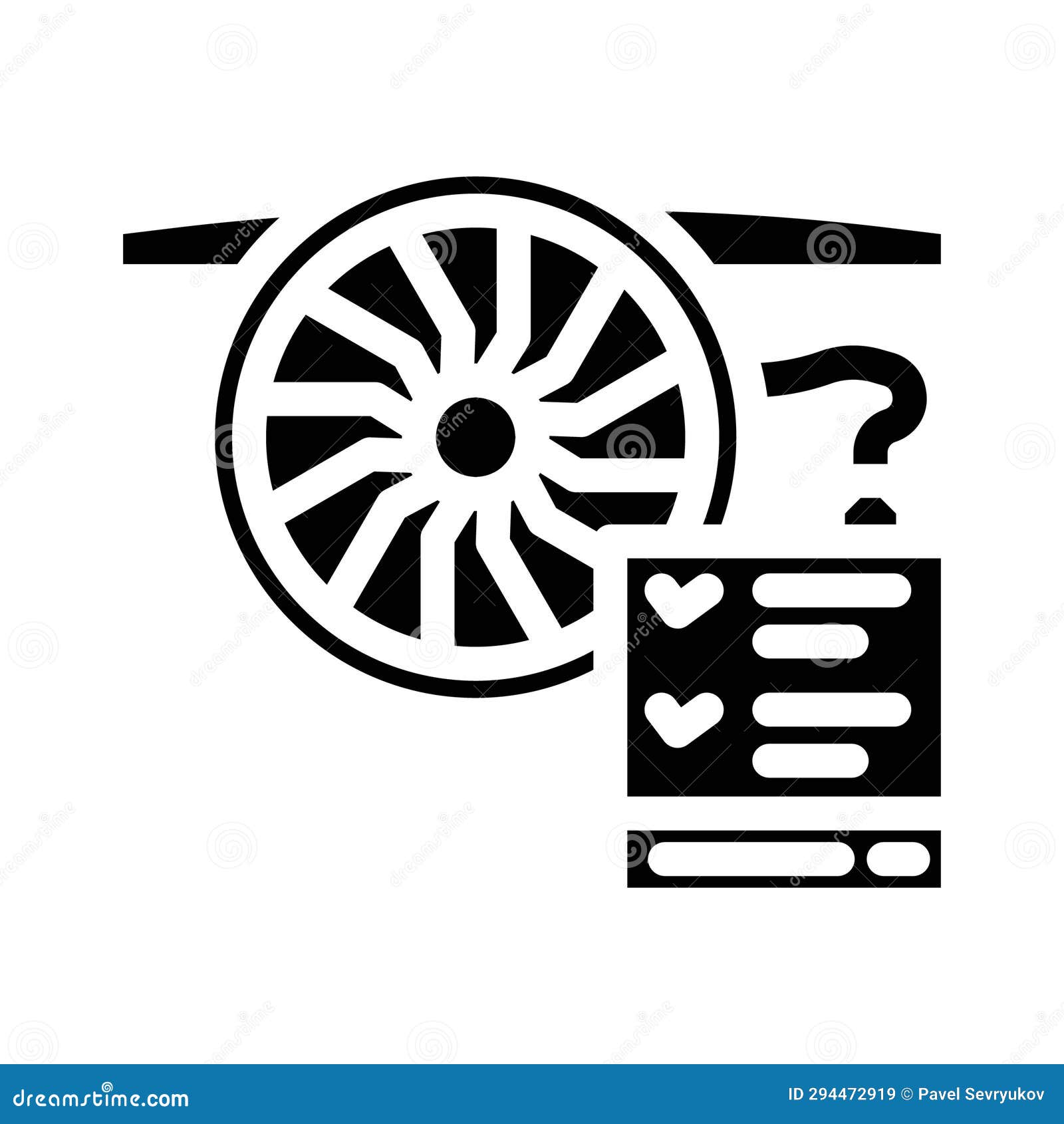 Engine Diagnostics Aircraft Glyph Icon Vector Illustration Stock Vector ...
